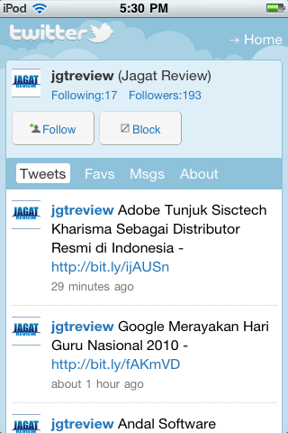 Ubertwitter Beta Hadir di iPhone • Jagat Review