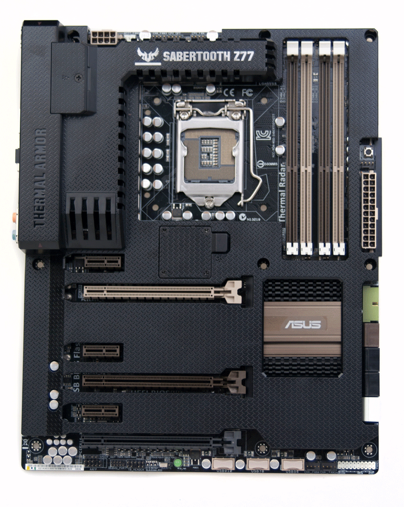 ASUS Sabertooth Z77: Board Tangguh untuk Pekerjaan Berat • Jagat Review