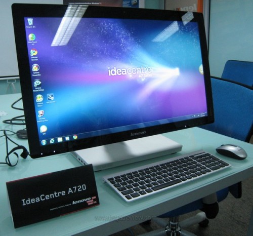 First Look All-in-One Desktop Lenovo IdeaCenter A720 • Jagat Review