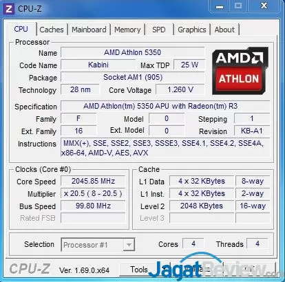 Hands-on Review APU AMD Athlon 5350 Quad Core AM1 • Jagat Review