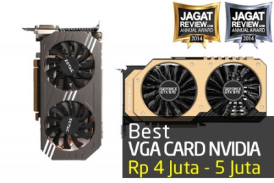 VGA Gaming NVIDIA Terbaik Tahun 2014 di Harga Rp 4-5 Juta • Jagat Review