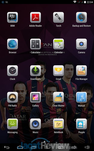 Review Advan Barca Tab: Tablet Android Octa-Core untuk Fans FC ...