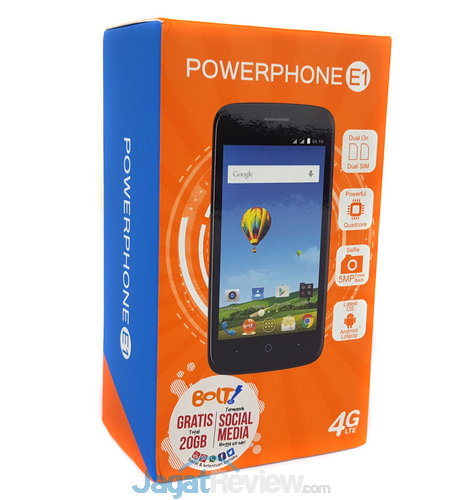 Review Smartphone Android 4G Murah: Bolt PowerPhone E1 • Jagat Review