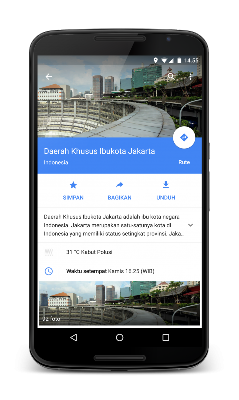 Direct Release: Fitur Offline di Google Maps Kini Tersedia untuk ...