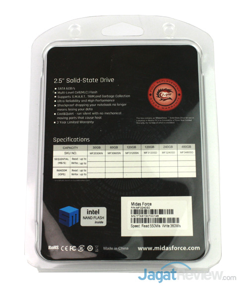 Review SSD: Midas Force Lightning 240GB • Jagat Review