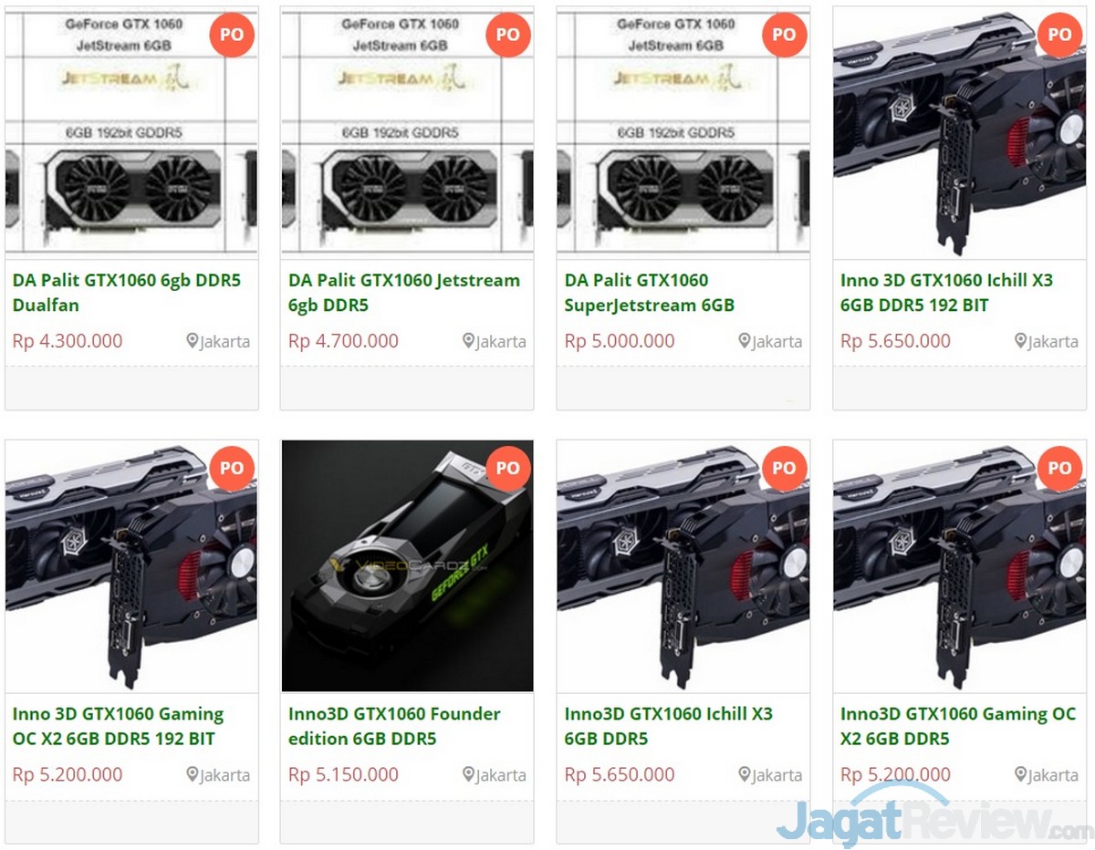 Harga VGA Card NVIDIA GTX 1060 di Indonesia: Murah? • Jagat Review