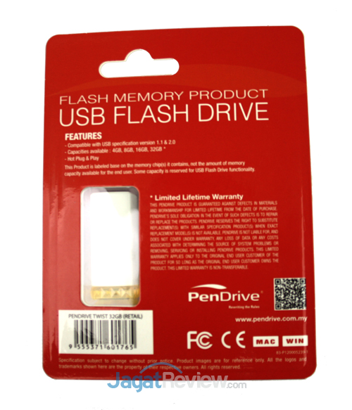 Review USB Flash Drive PenDrive Twist 32GB • Jagat Review