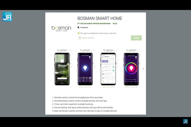 Review Bosman Smart Home: Solusi Canggih dan Murah • Jagat Review