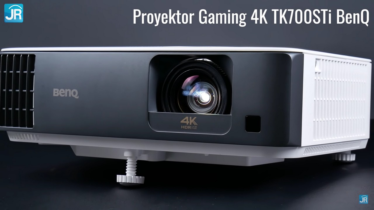 Review Proyekor Gaming 4K TK700STi BenQ + Android Dongle TV BenQ QS01 • Jagat Review