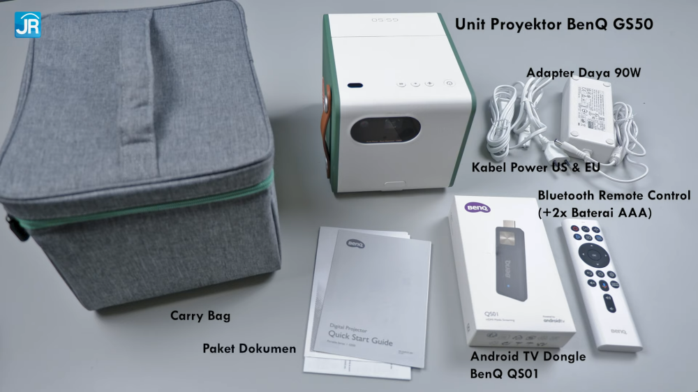 Review BenQ GS50: Proyektor Anti Air, Tahan Banting, Punya Baterainya ...