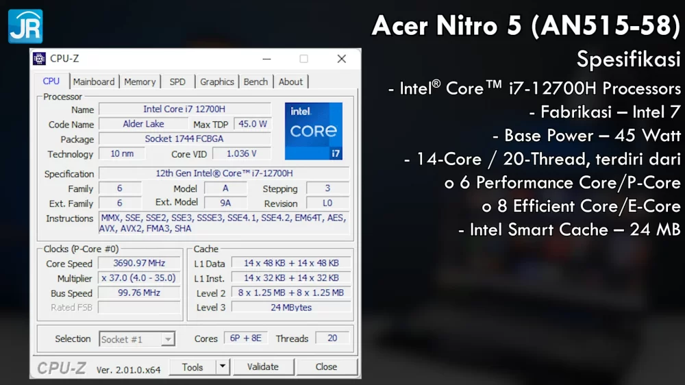 Review Acer Nitro 5 (AN515-58): Desain dan Performa ala Predator, Harga Lebih Murah! • Jagat Review