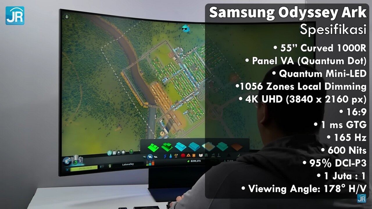 Review Samsung Odyssey ARK 55": Smart Gaming Monitor 55" Premium ...