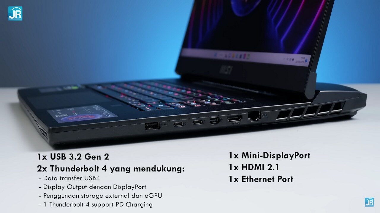 Review MSI Titan GT77 (Intel Gen 13 + RTX 4090): Laptop Monster Super ...