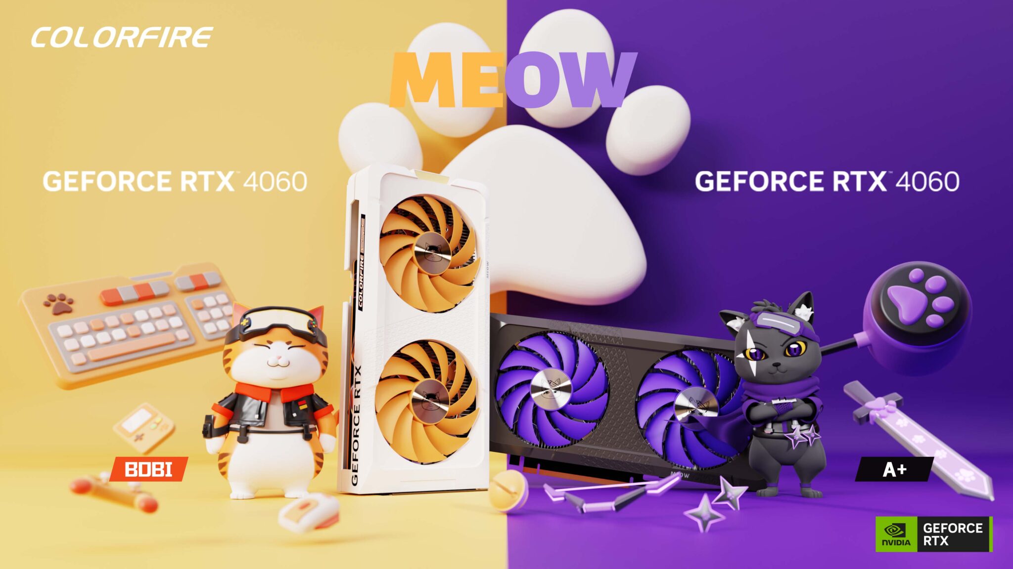 COLORFUL Luncurkan Seri "COLORFIRE Meow" dengan Maskot Gemes • Jagat Review
