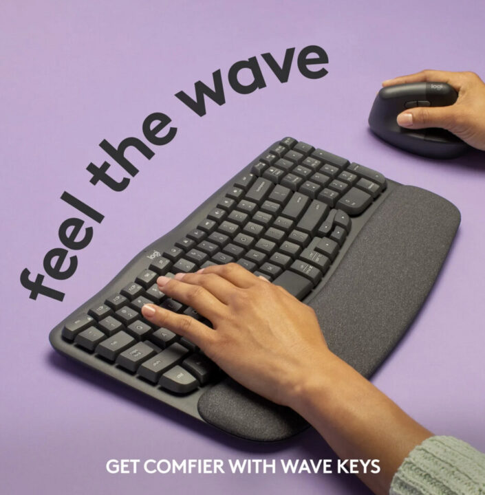 Logitech Umumkan Keyboard Ergonomis Unik Bergelombang, Wave Keys ...
