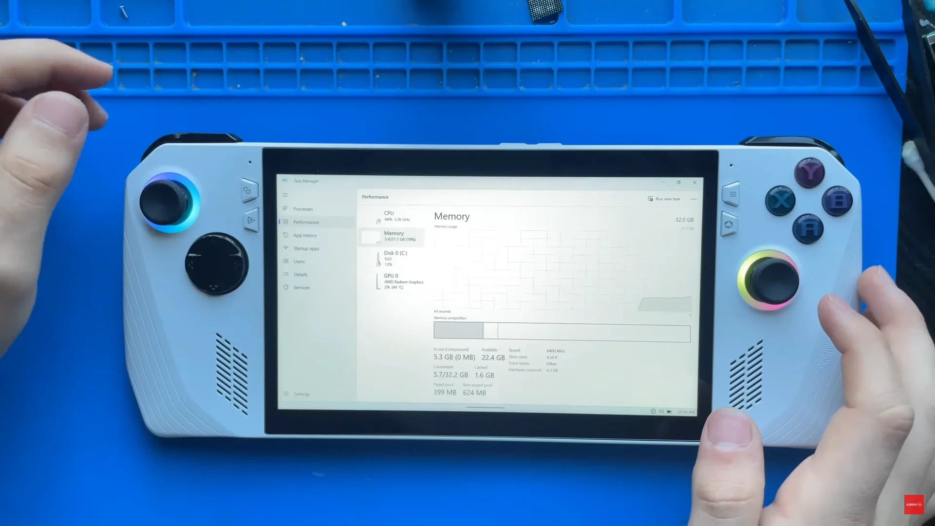 ROG Ally Dimodifikasi, Upgrade RAM Jadi 32GB: Lebih Kencang? • Jagat Review