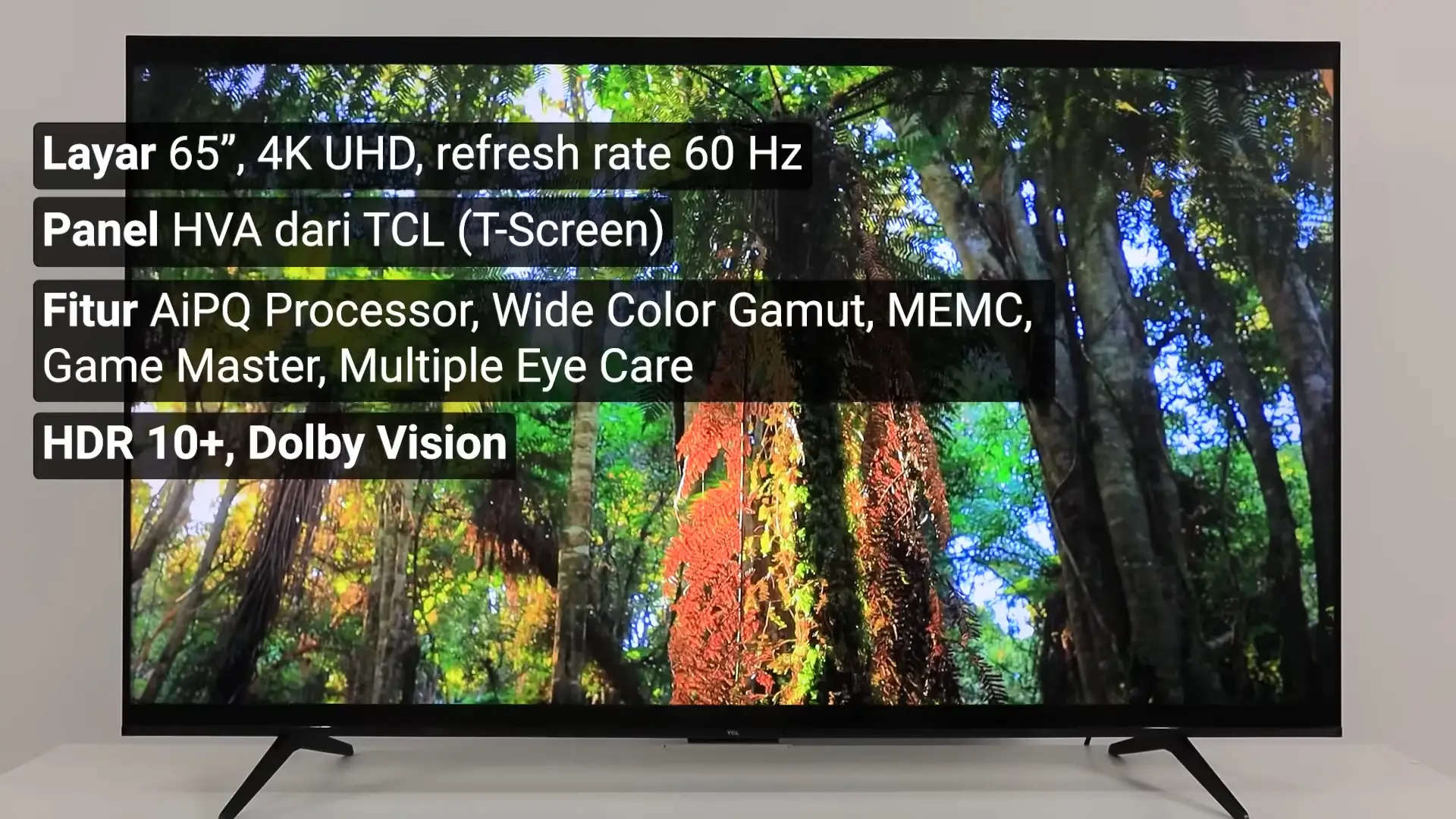 Review TCL 65P71B: Smart TV 4K Layar Besar Terjangkau dengan Fitur ...
