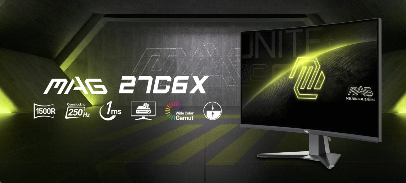 MSI Rilis MAG 27C6X, Monitor 27 Inci Dengan Refresh Rate 250 Hz ...