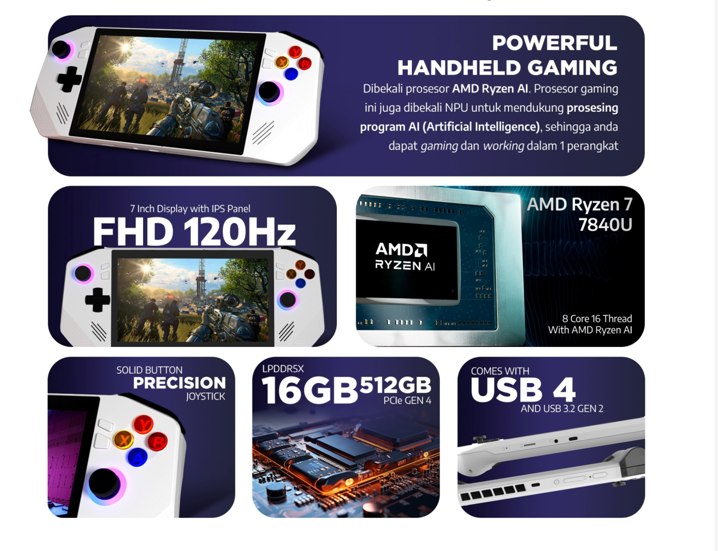 Advan X-Play Meluncur, Handheld Gaming PC Lokal Pertama • Jagat Review