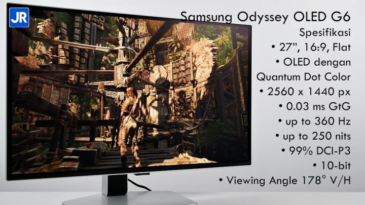 Review Samsung Odyssey OLED G6: Monitor OLED 360 Hz untuk HDR10+ Gaming ...