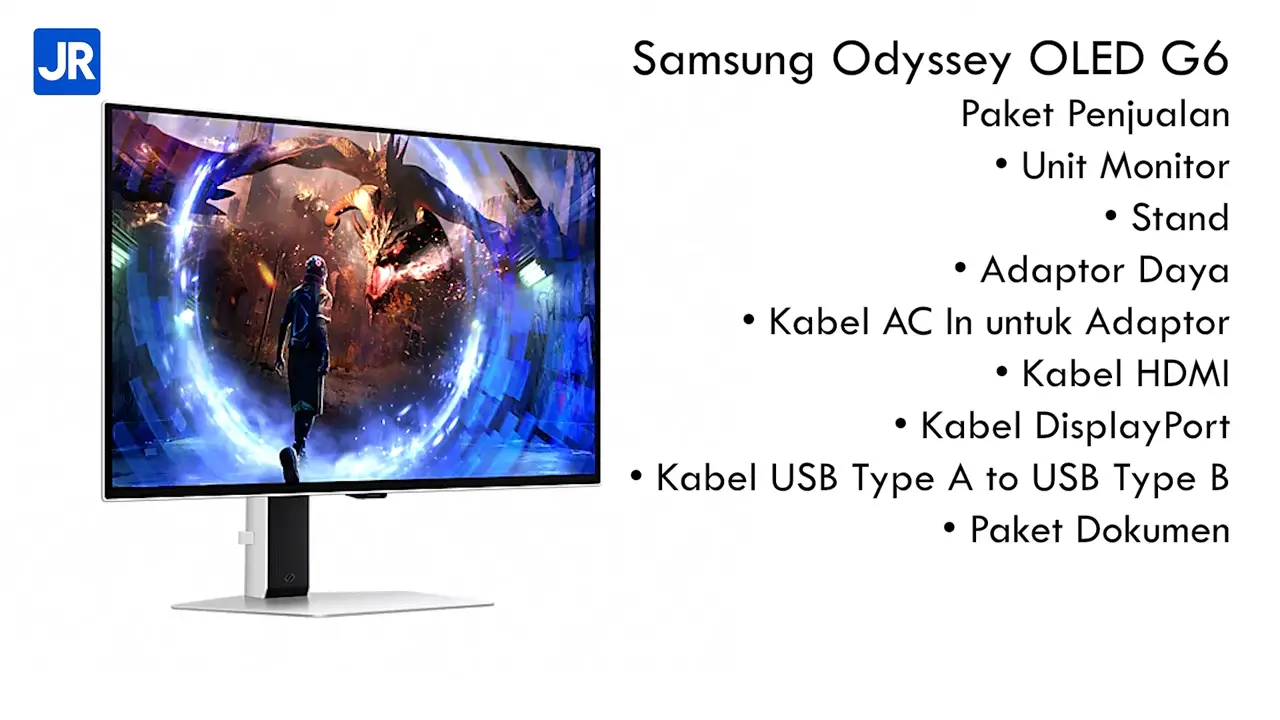Review Samsung Odyssey OLED G6: Monitor OLED 360 Hz untuk HDR10+ Gaming ...