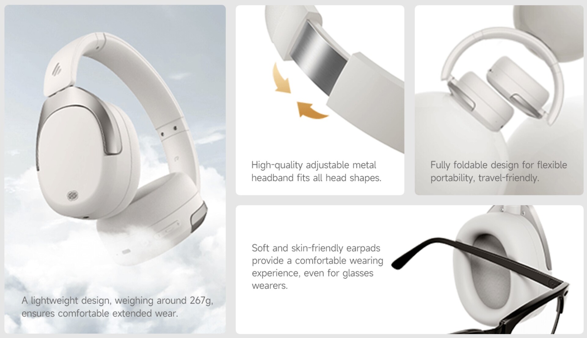 Edifier Hadirkan W830NB, Headphone Wireless Dengan Daya Tahan Hingga 94 ...