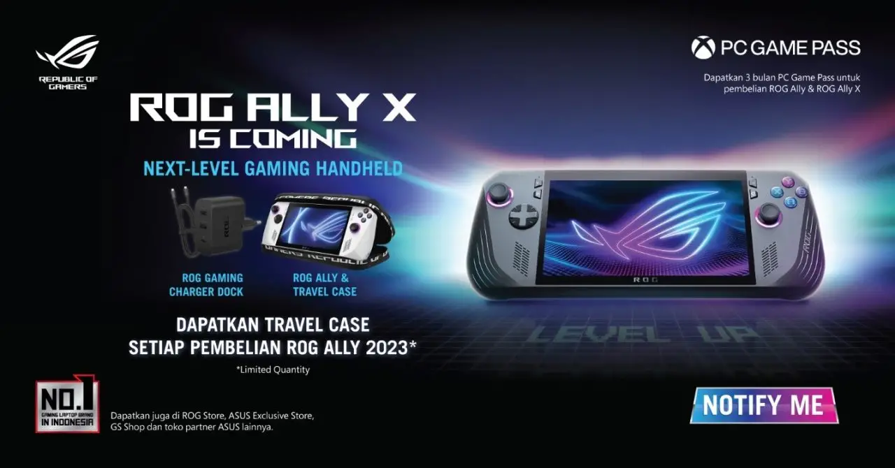 ROG Ally X Segera Resmi Masuk Indonesia, ROG Ally (2023) Turun Harga ...