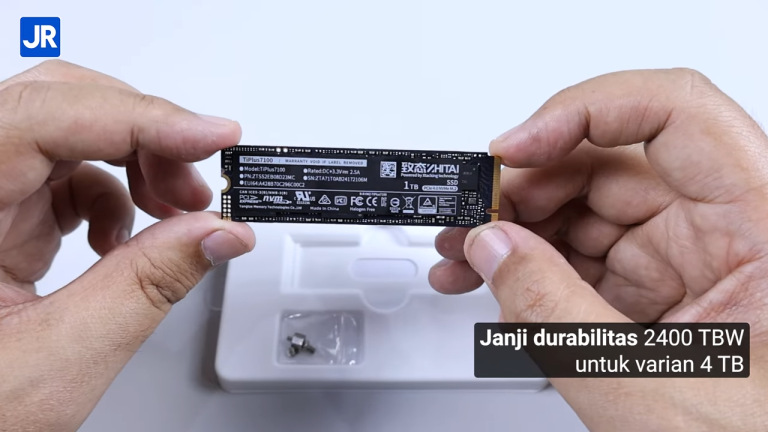 Review Zhitai TiPlus7100 1 TB: SSD Kencang Pakai Original NAND dengan Xtacking 3.0 • Jagat Review