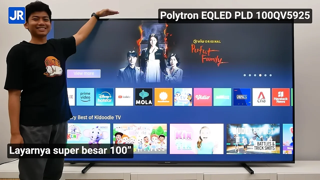 Review Polytron EQLED PLD 100QV5925: SmartTV Layar Super Besar 100 ...