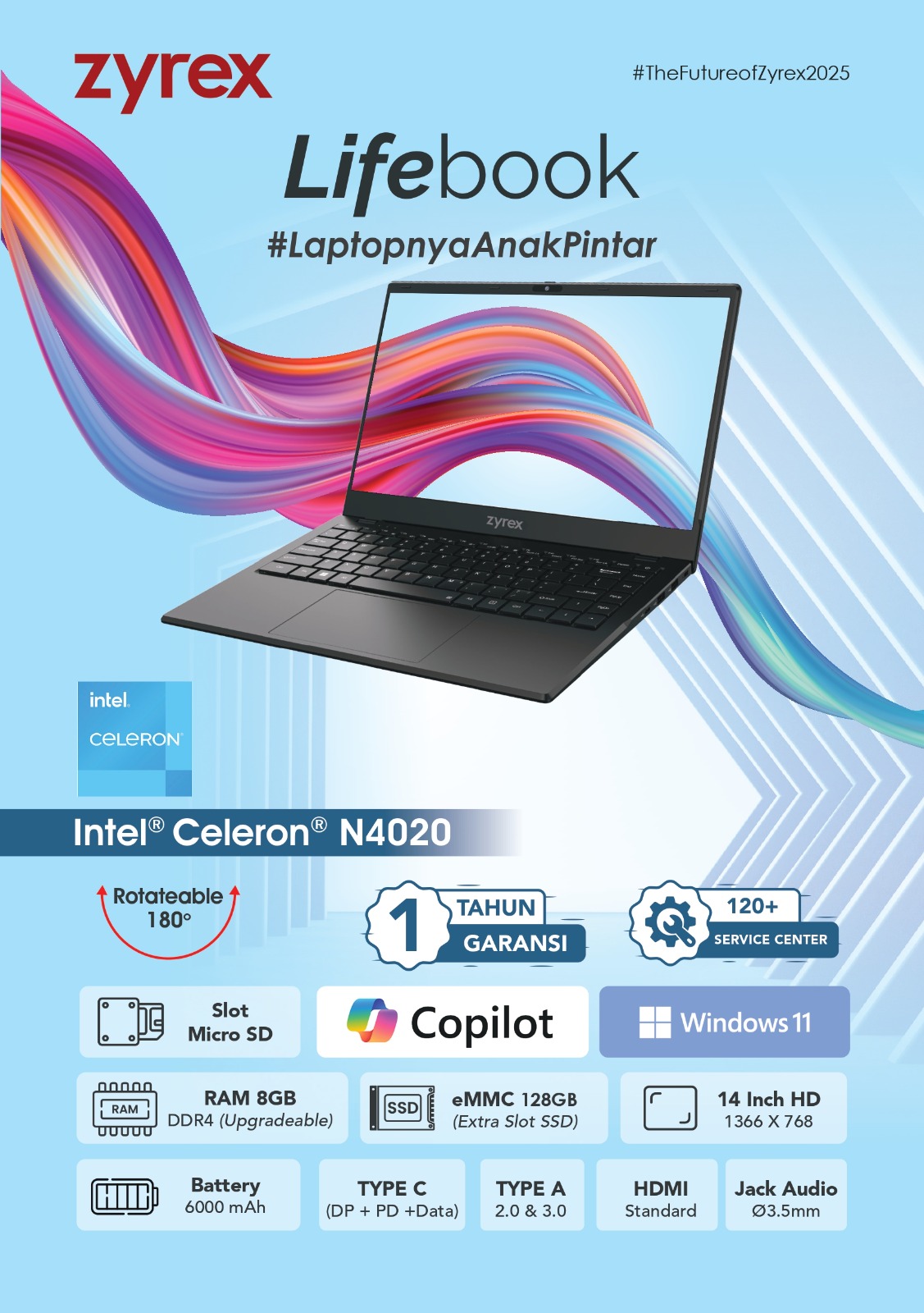 Zyrex Rilis Lifebook, Laptop Pelajar Harga Rp 2 Jutaan • Jagat Review