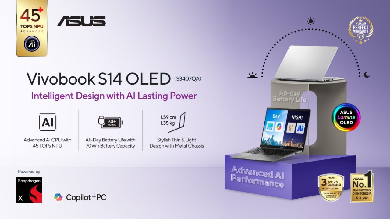 ASUS Vivobook S14 OLED Resmi Meluncur di Indonesia • Jagat Review